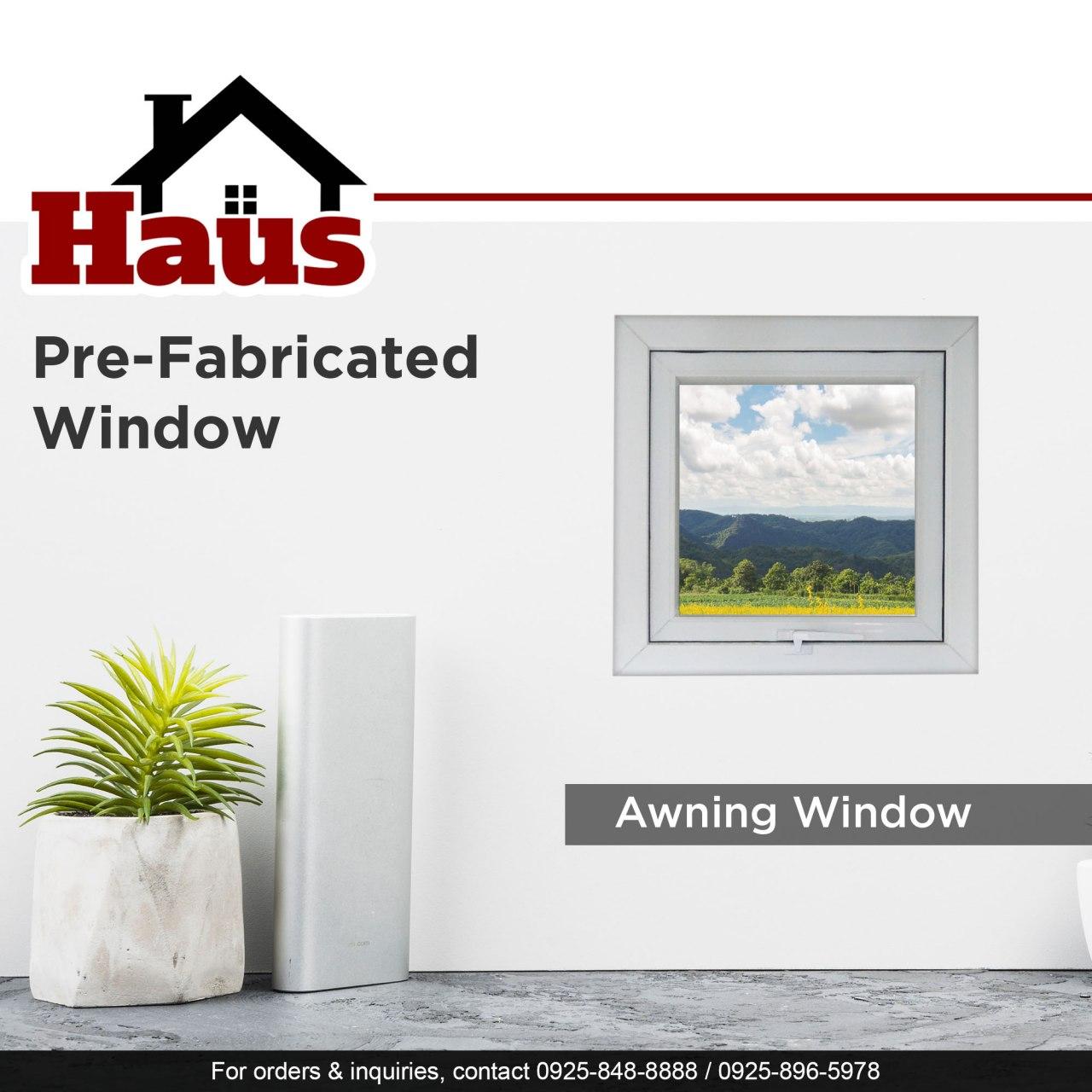 Pre-Fabricated UPVC Awning Window- Using 6mm Ordinary Clear Glass 600mm ...