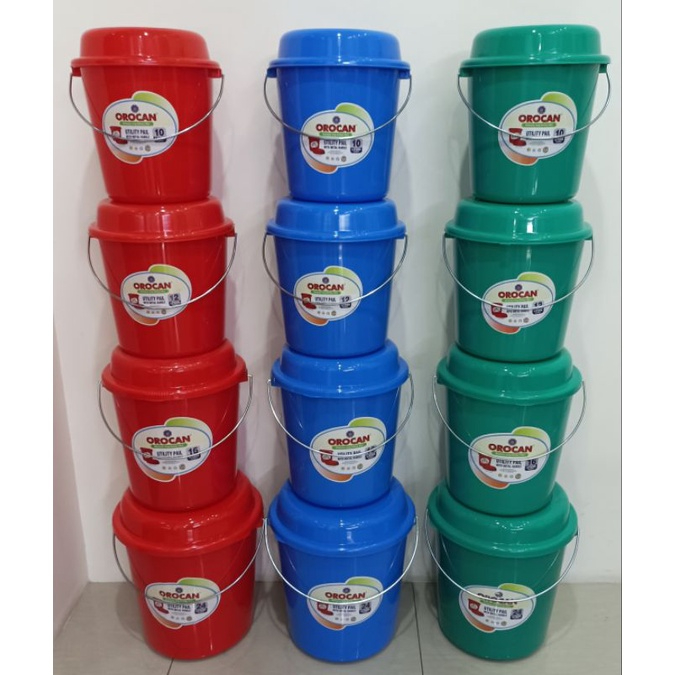 Orocan Pail with Cover 10L/12L/16L/24L | Lazada PH