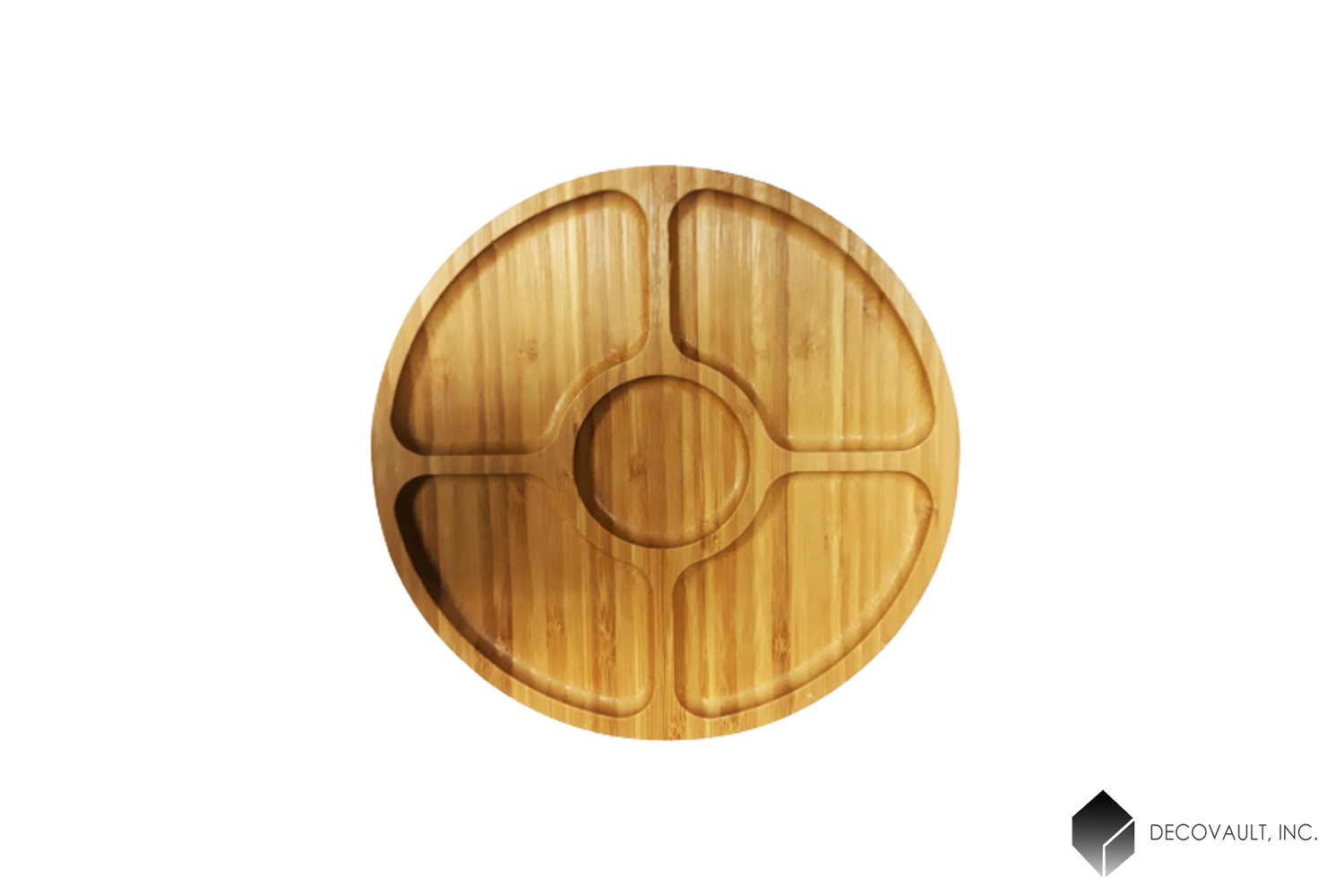 Wooden Plate Compartment Plate with Division Side Dish Home Kitchen ...