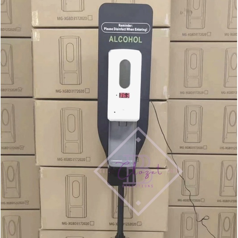 NEW & IMPROVED] F1 2in1 Compact Thermal Scanner Automatic Alcohol ...