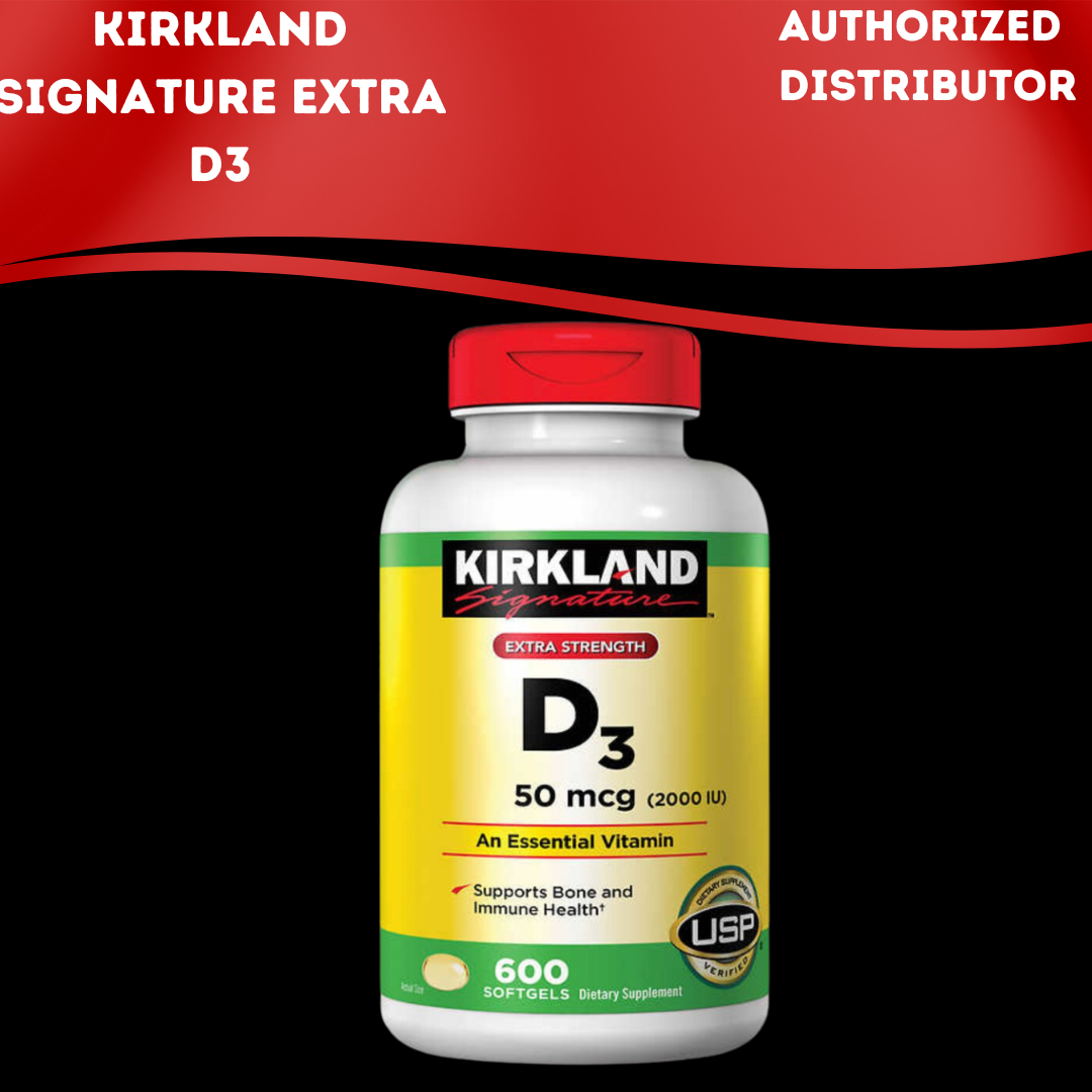 Kirkland Signature Extra Strength Vitamin D3 2000 IU Bottle 600 Softgels | Lazada PH