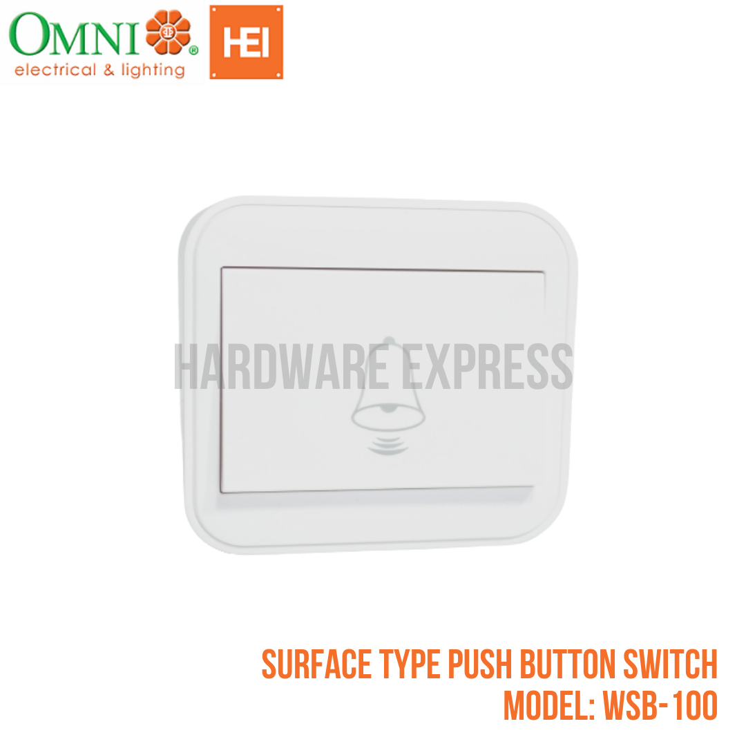 Omni Surface Type Push Button Doorbell Switch (WSB-100-PK) | Lazada PH