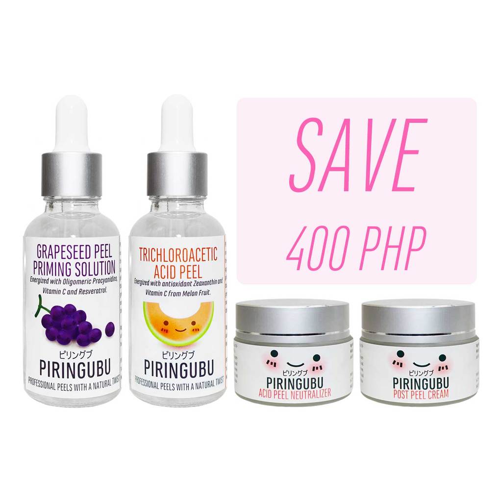 PIRINGUBU TRICHLOROACETIC ACID (TCA) PEEL SET 20% | Lazada PH