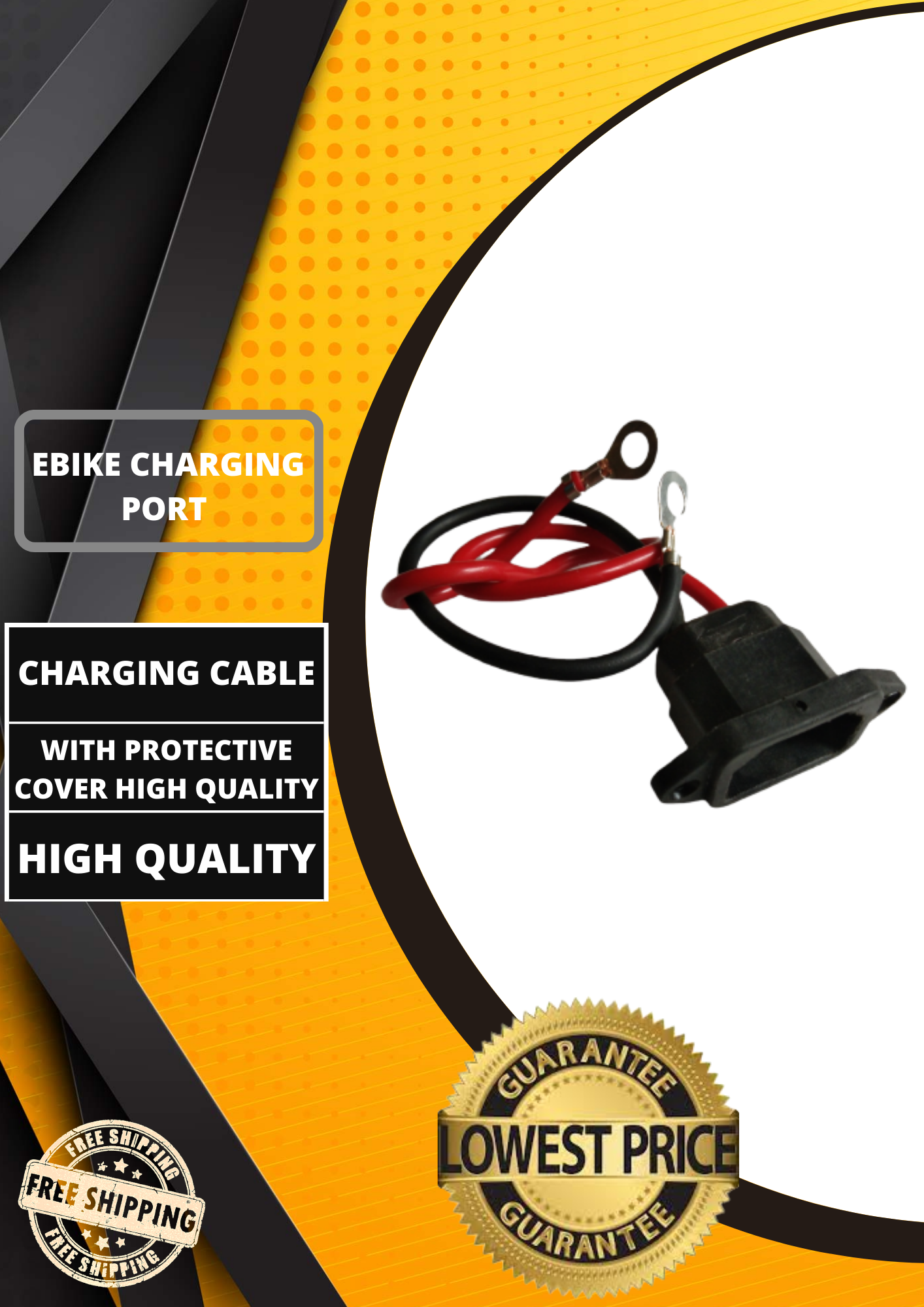 Electric ebike charging port female socket | Lazada PH