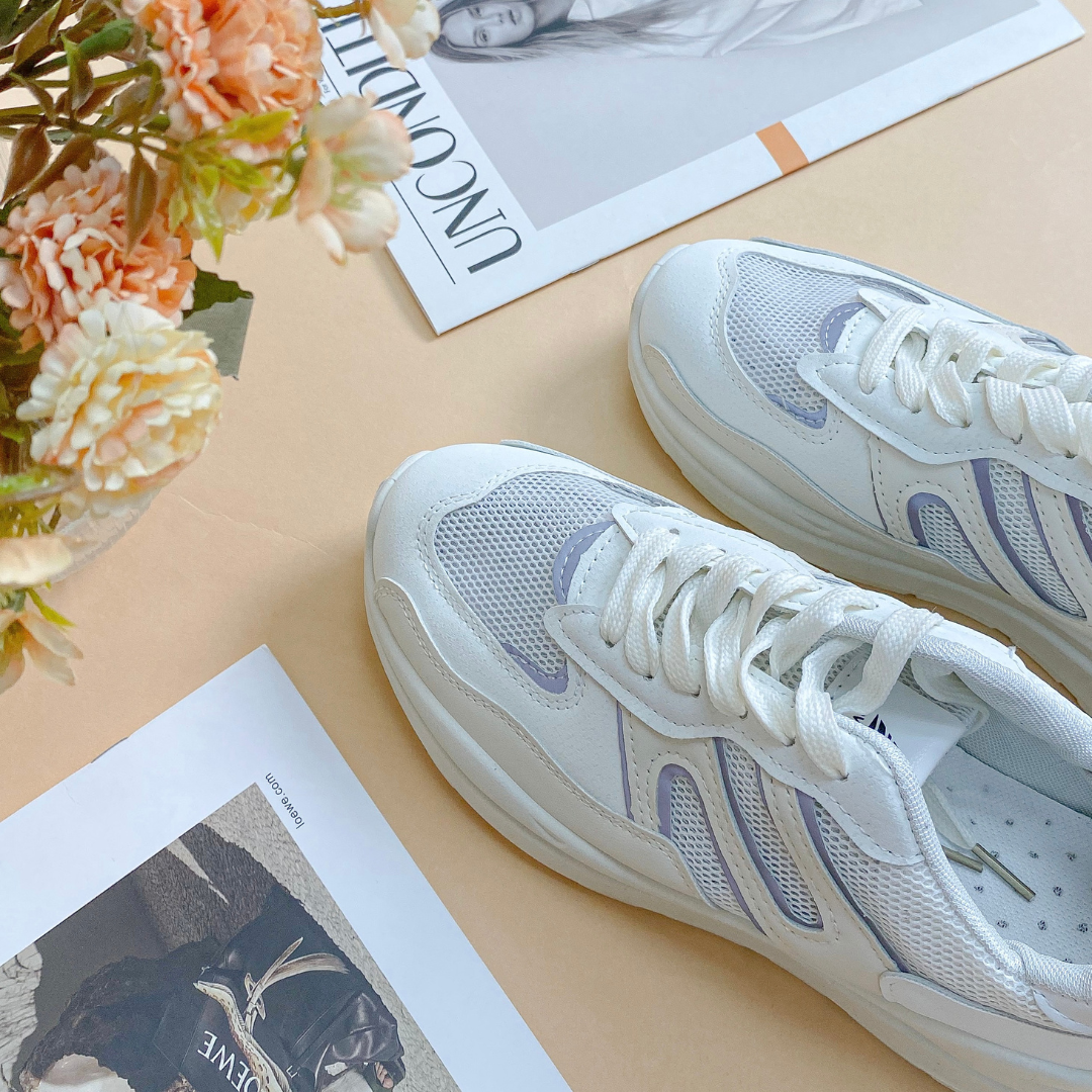 【LaLa】New rubber sneaker low cut simple casual shoes for women | Lazada PH