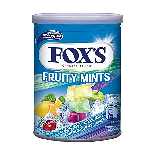 Fox's Crystal Clear Assorted Fruit Flavour Candies in Can (3 Flavors ...