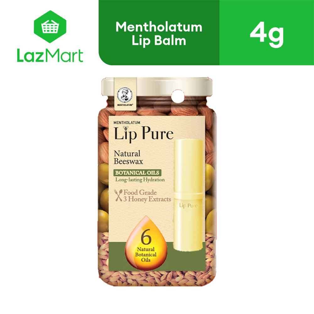 Mentholatum Lip Pure Fragrance-free 4g | Lazada PH