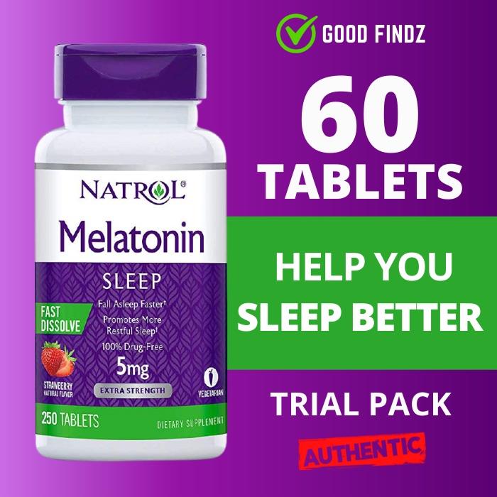 NATROL MELATONIN 5mg Tablet Sleep Support Sleeping Aid Insomnia Sleep ...