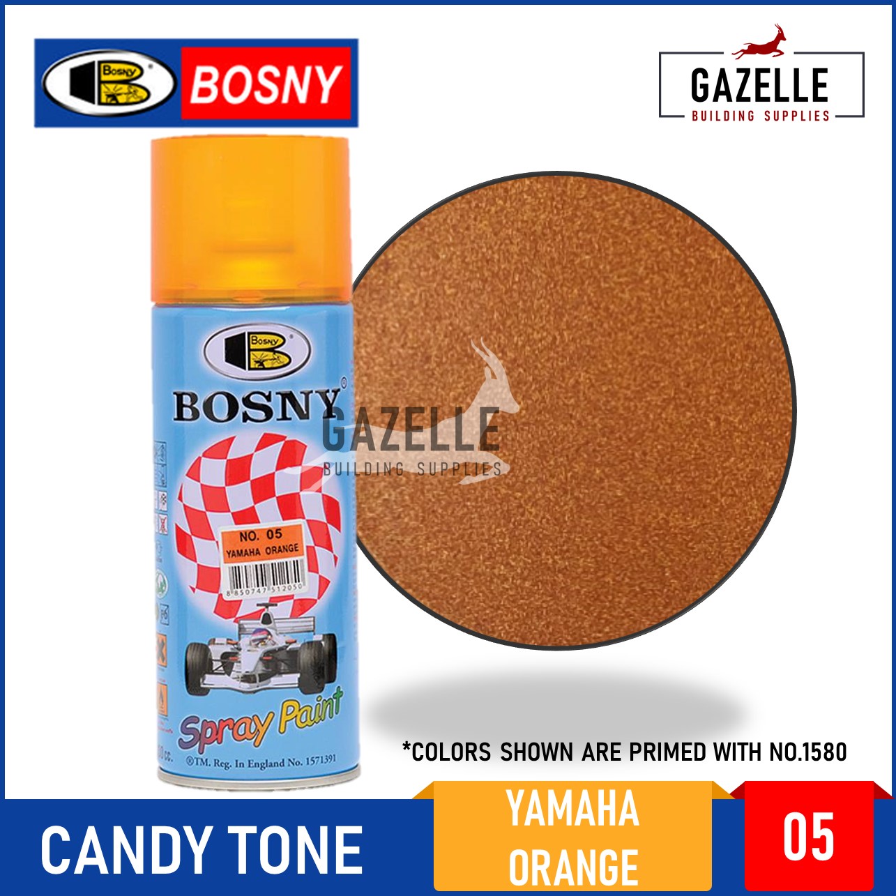 Bosny Candy Tone Spray Paint - #05 Yamaha Orange | Lazada PH
