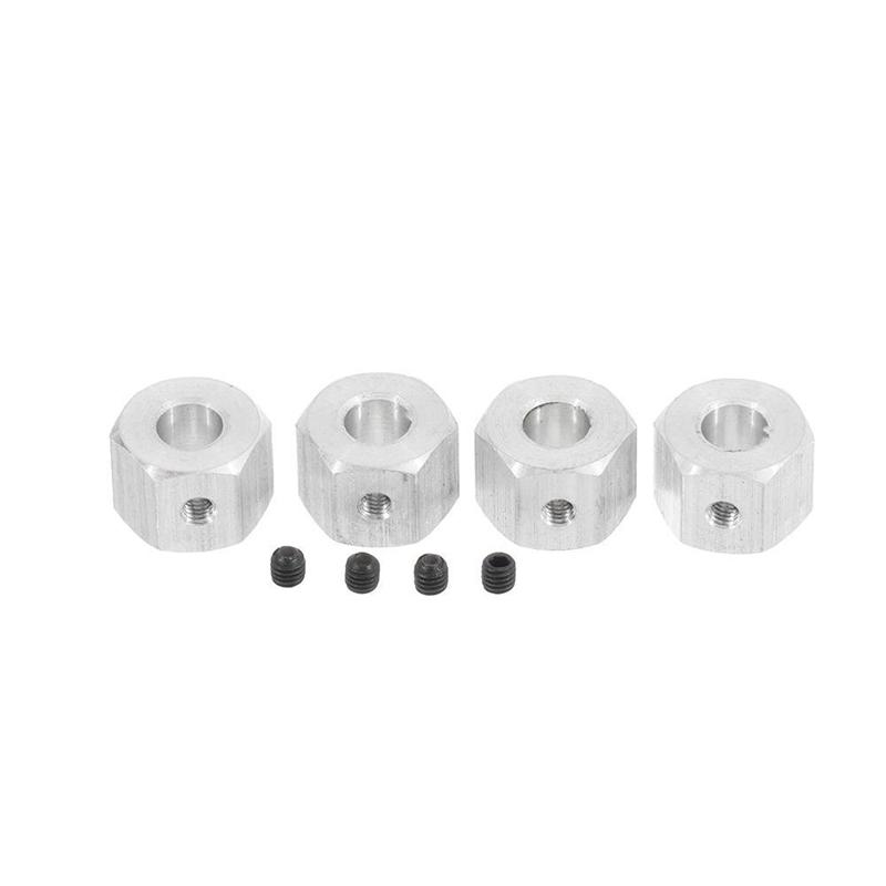 4Pcs Metal 6mm To 12mm Wheel Hex Hub Adapter for WPL 1634 JJRC MN RC Truck RC Hex Hub Adapter ...