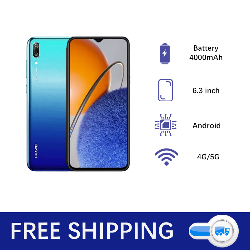 【free gift】HUAWEI Y7 Pro original 5G 6.3inch 4GB+128GB big sale 2023 100% brand Cellphone ...
