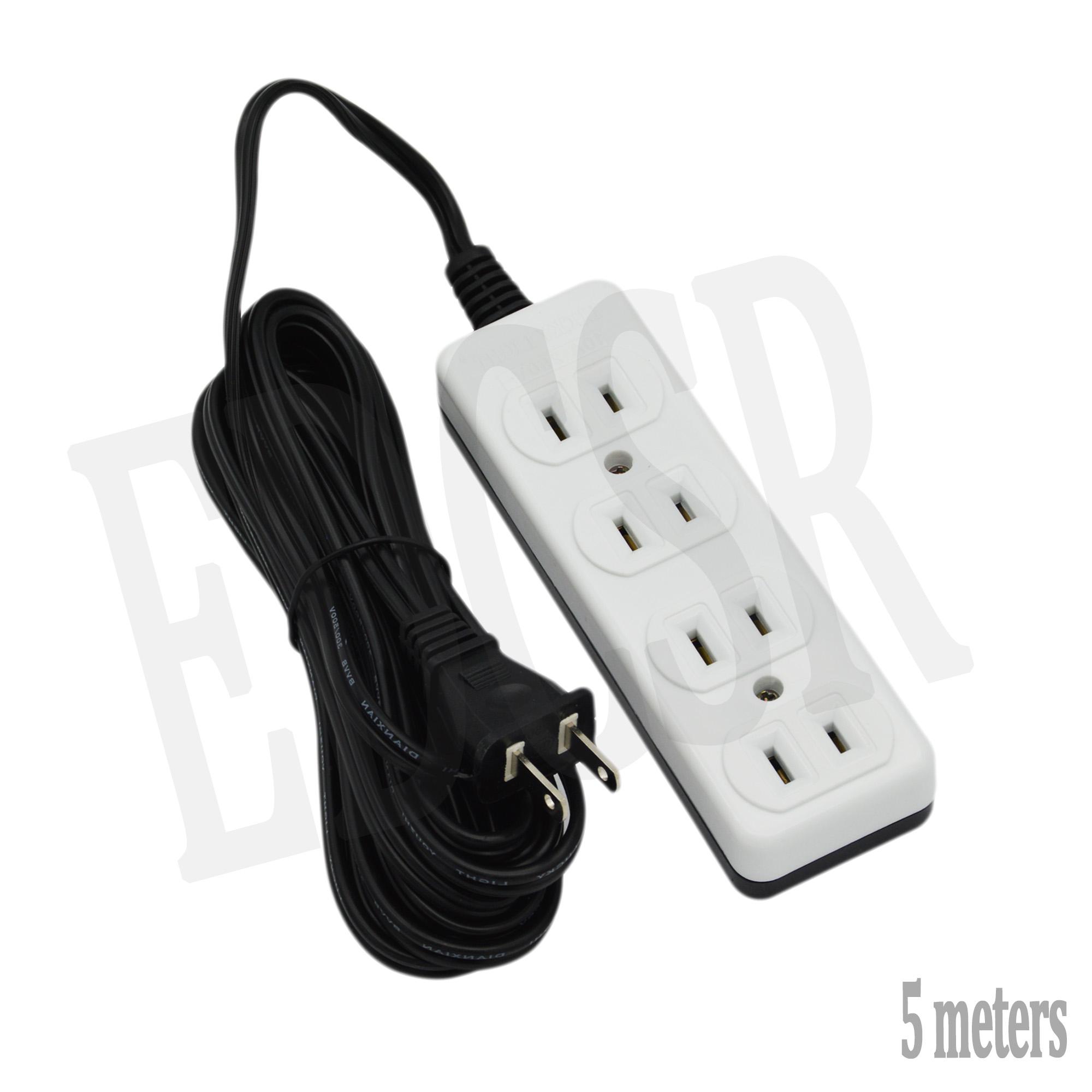 Heavy Duty 4 Socket Extension Cord Cable 5m | Lazada PH
