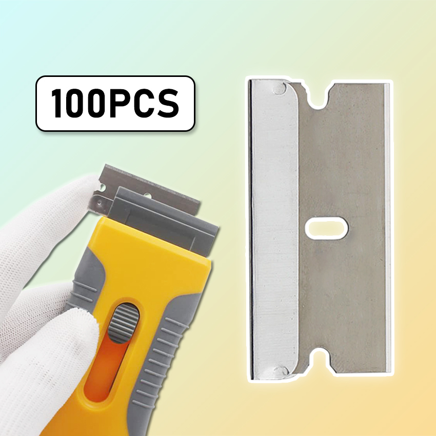 100pcs/Box Single Edge Razor Scraper Blade Carbon Steel for Blade ...