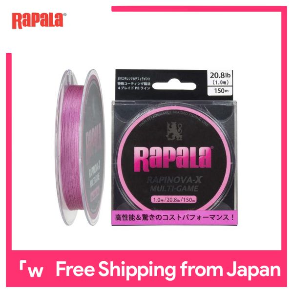 Rapala PE line Rapinova X multi-game 150m 1.0 No. 20.8lb 4 present ...