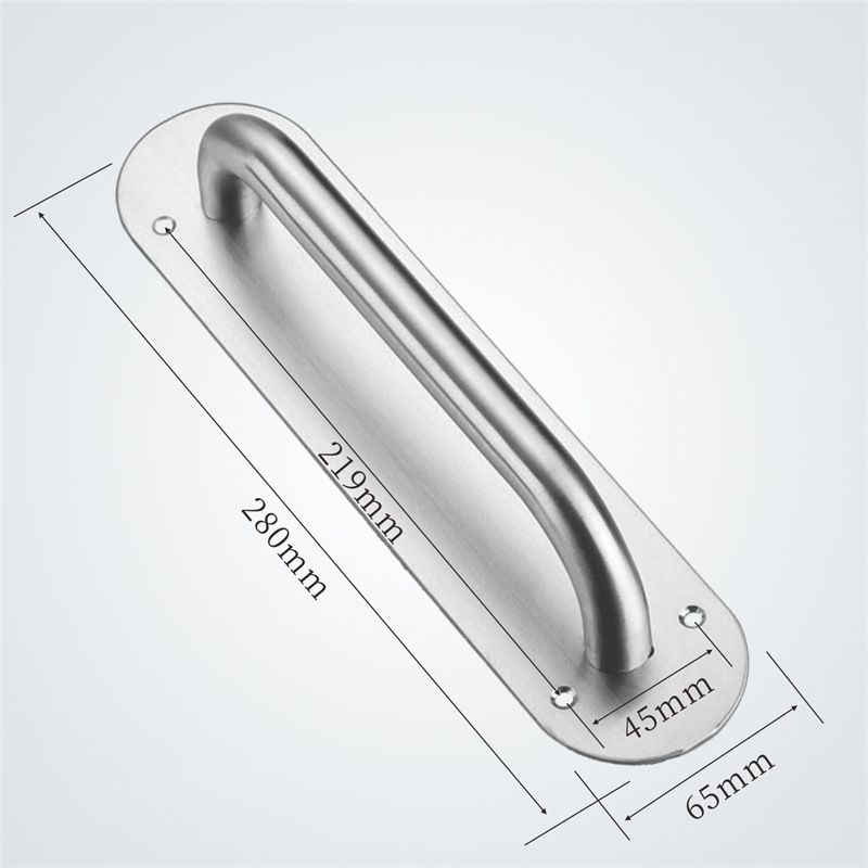 Heavy Duty Stainless Steel Frosted Sliding Door Handle Glass Door ...
