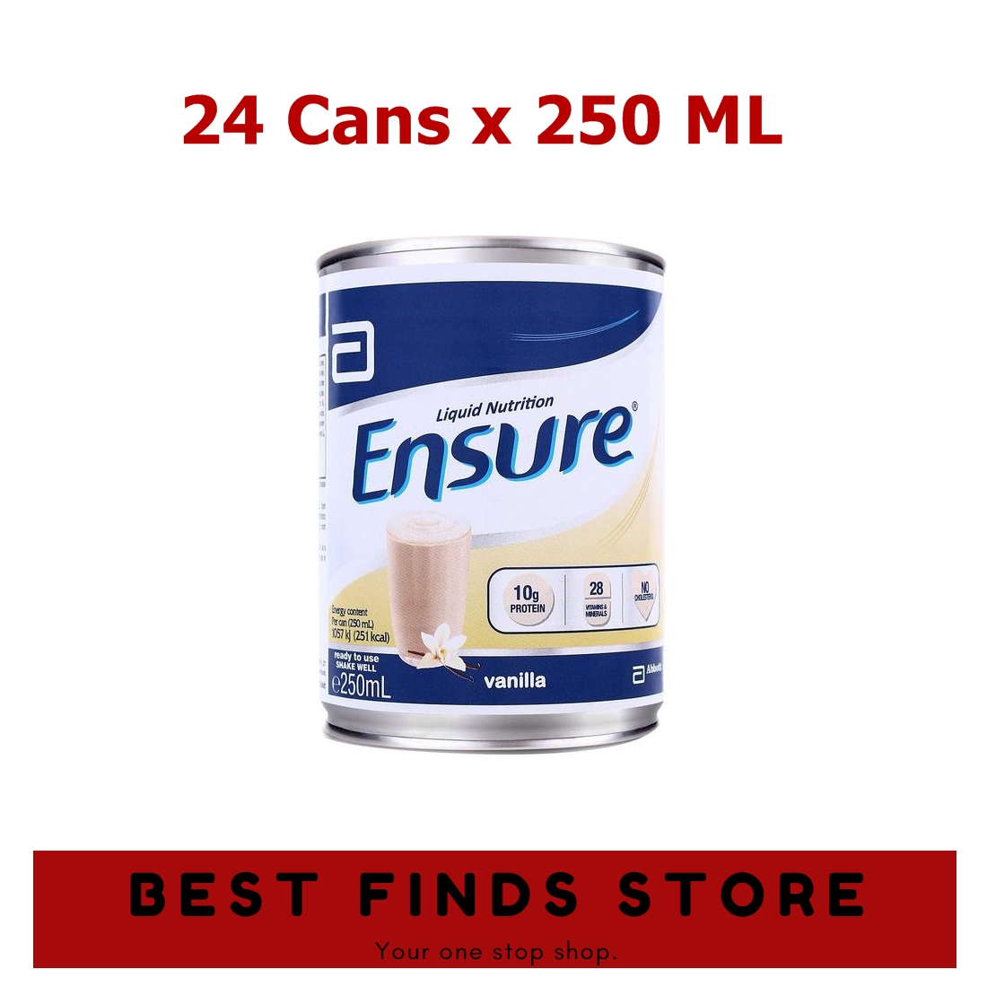 Ensure Liquid Original Vanilla Milk 250 ML - Carton of 24 Can | Lazada PH