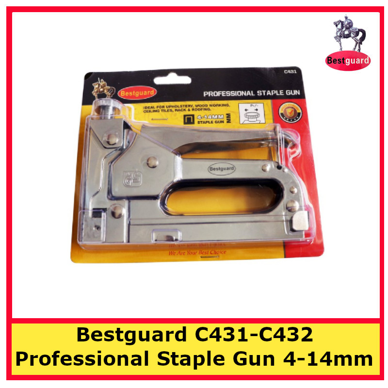 Hardware Onestep Bestguard C431-C432 Professional Staple Gun 4-14mm ...