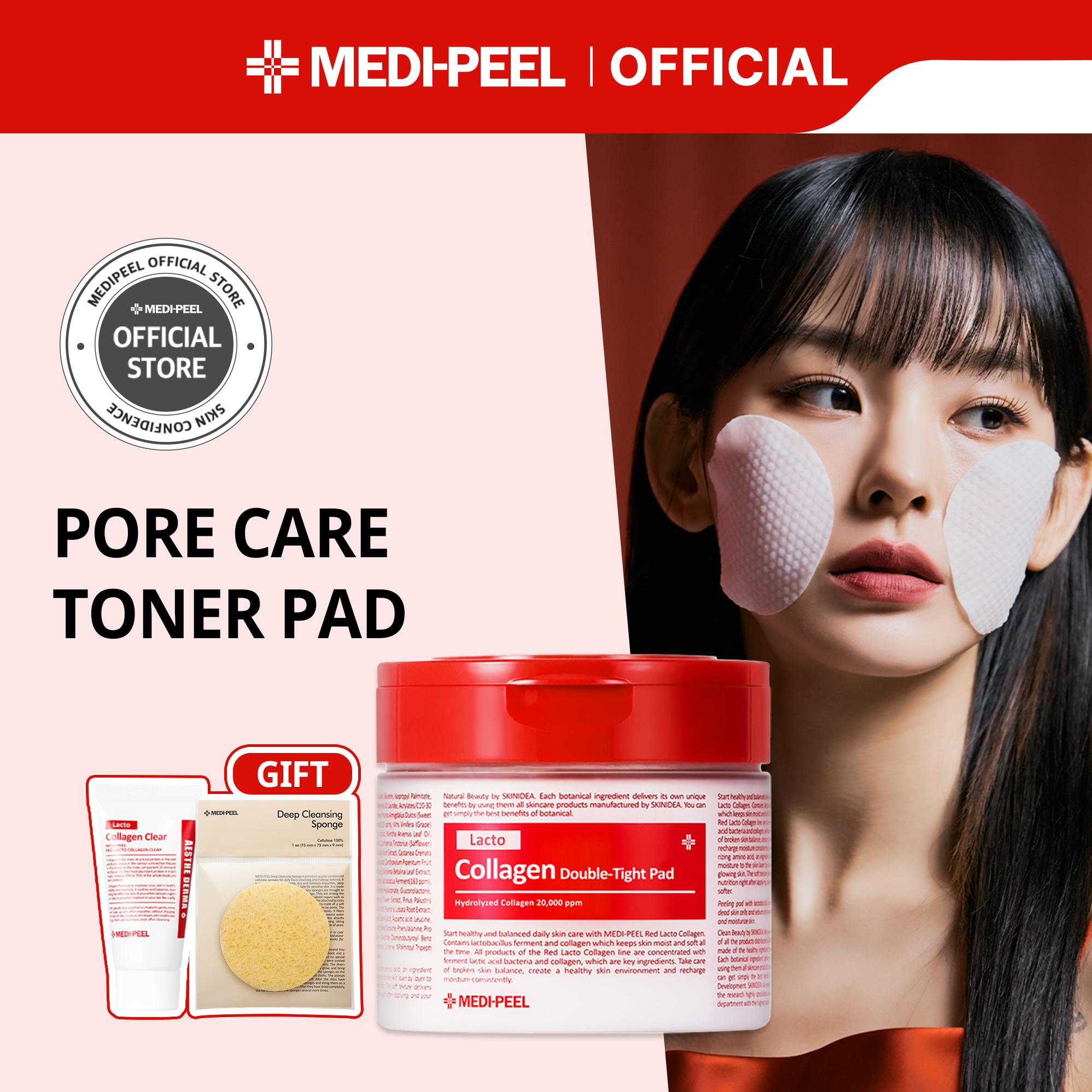 [MEDIPEEL Official] [FREE GIFTS! / PORE CARE] Red Lacto Collagen Double ...