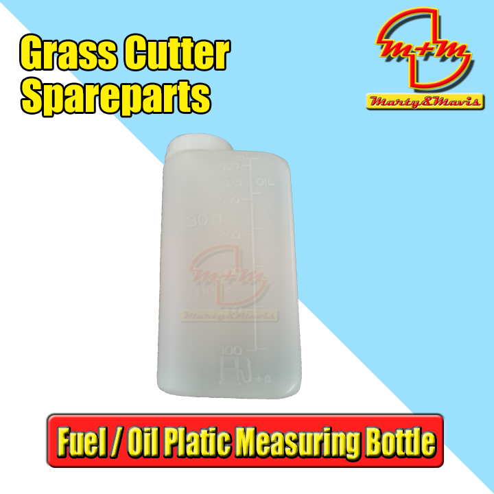 Fuel / Oil Plastic Measuring Bottle for Grass Cutter | Lazada PH