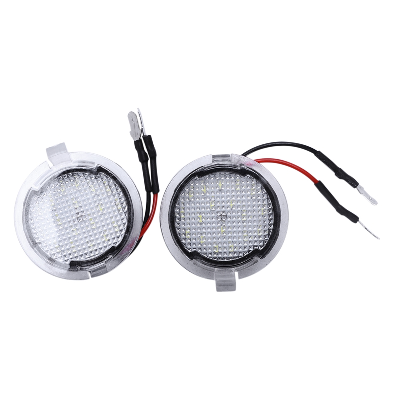 2X For Ford Led Under Mirror Puddle Light F-150 Edge Explorer Mondeo ...