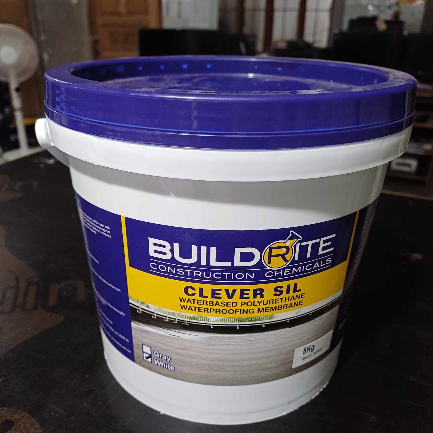 BUILDRITE CLEVER SIL WHITE (5kg) WATER-BASED POLYURETHANE MEMBRANE | Lazada PH