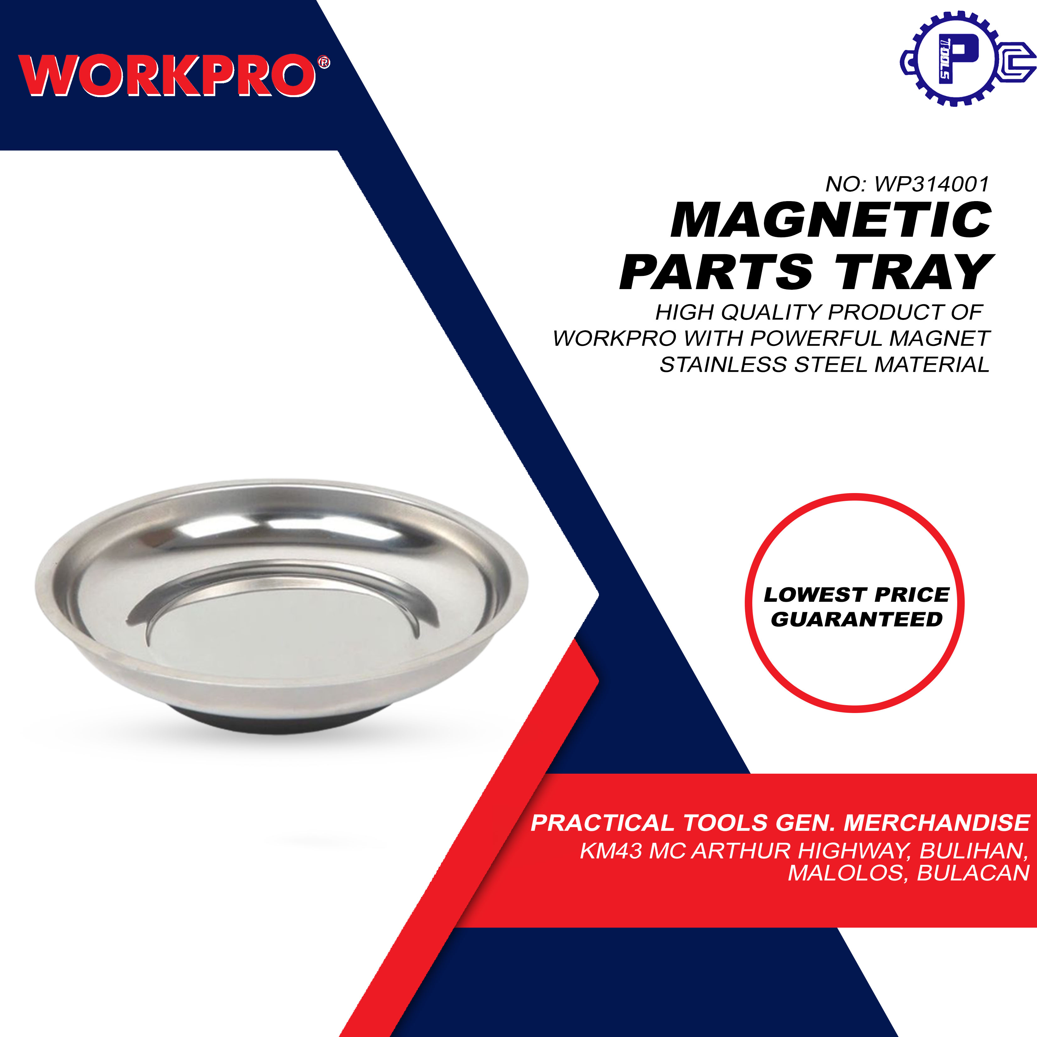 WORKPRO MAGNETIC PARTS TRAY | Lazada PH