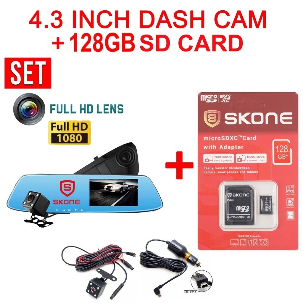 Dash Camera for Car with Night Vision Dashcam 4.3 Inch Car Video ...