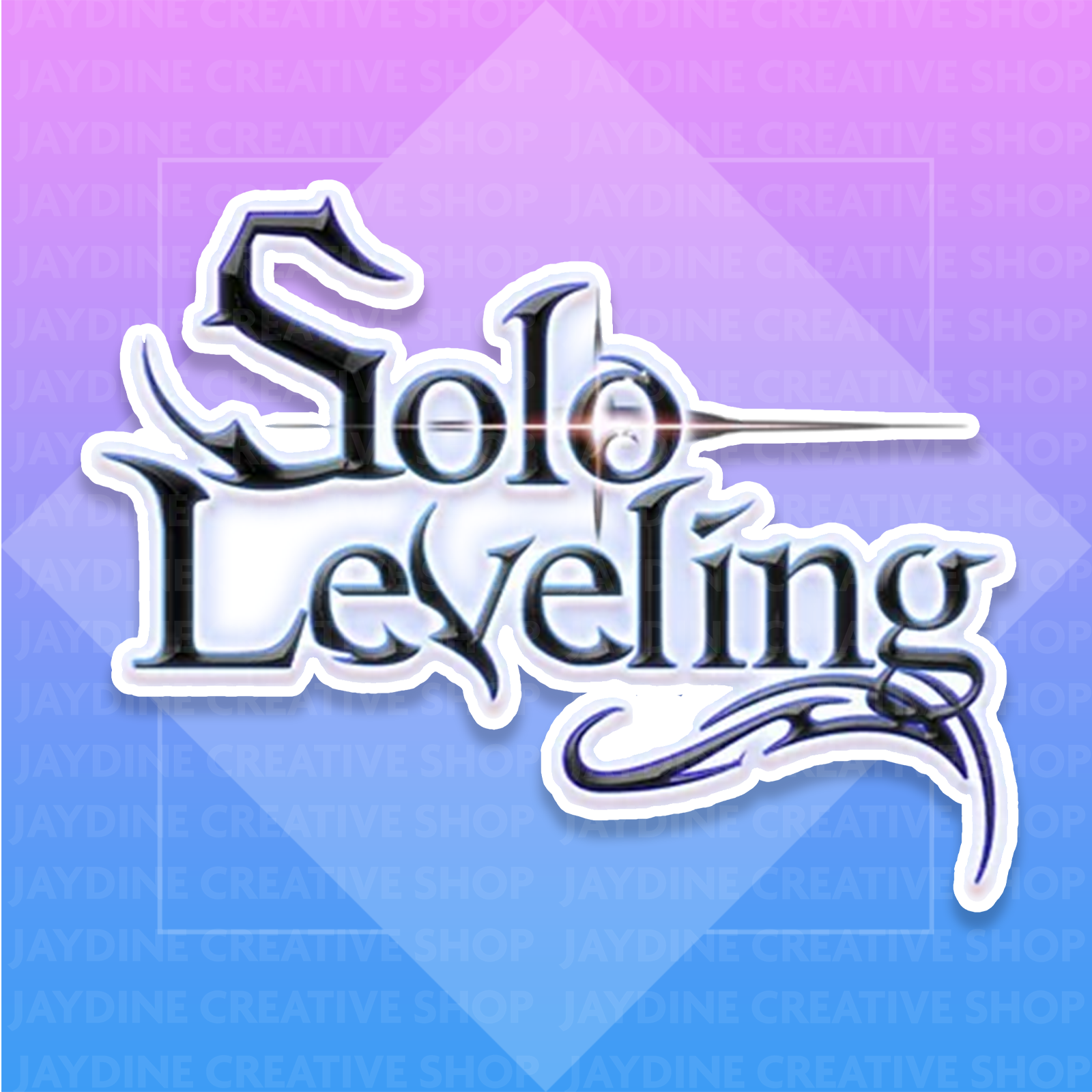 Jaydine Creative : Solo Leveling - Anime (Logo Sticker) | Lazada PH