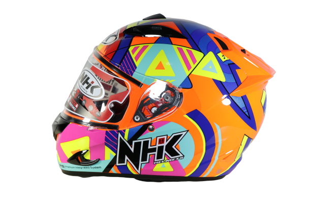 NHK RACE PRO PIGMENT FULL FACE SINGLE VISOR MOTORCYCLE HELMET | Lazada PH
