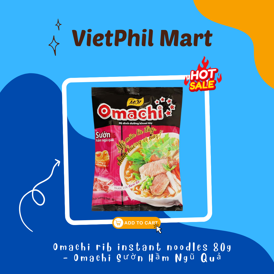 Omachi Pork Rib instant potato noodles – 80g | Lazada PH