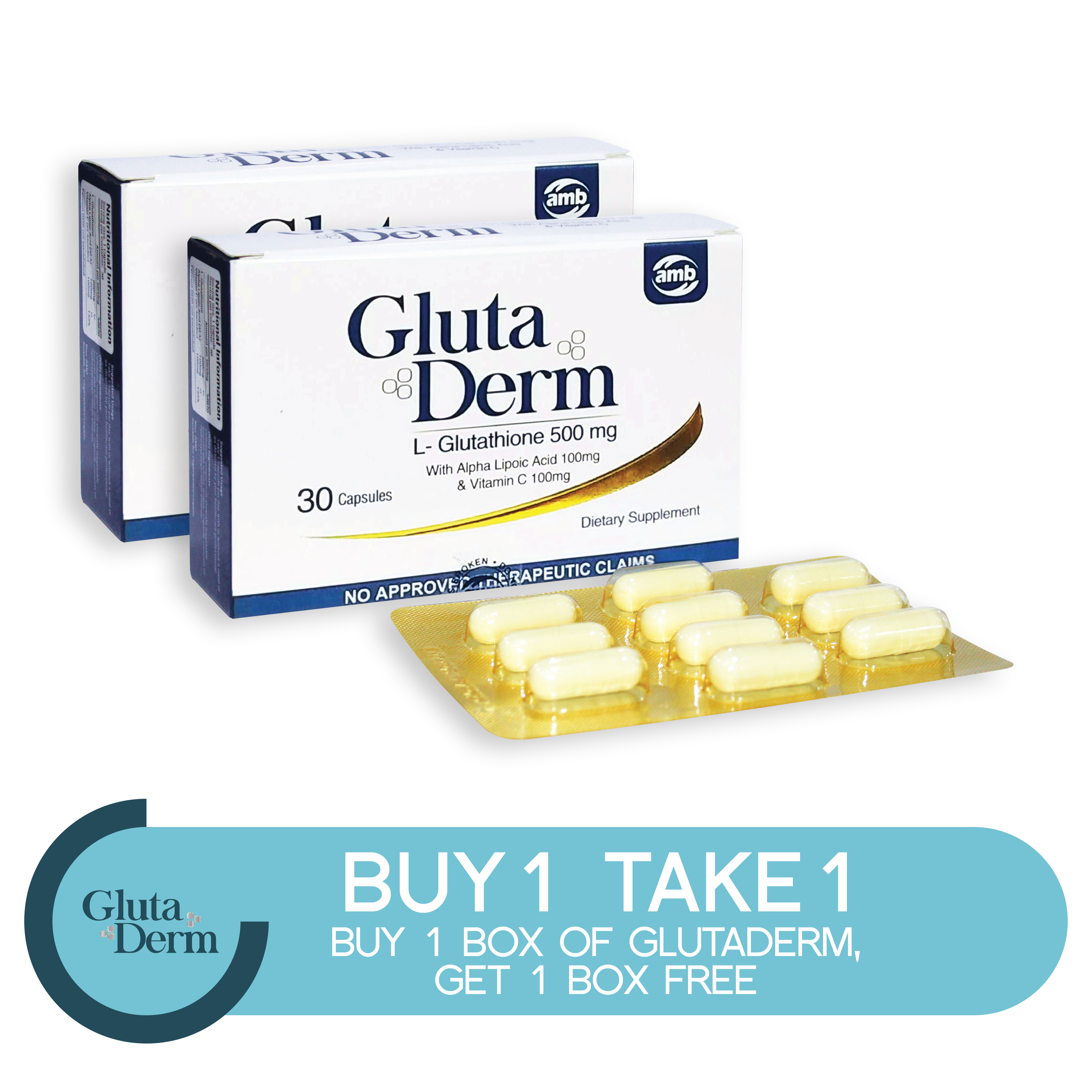 GlutaDerm Buy 1 Get 1 FREE | Lazada PH
