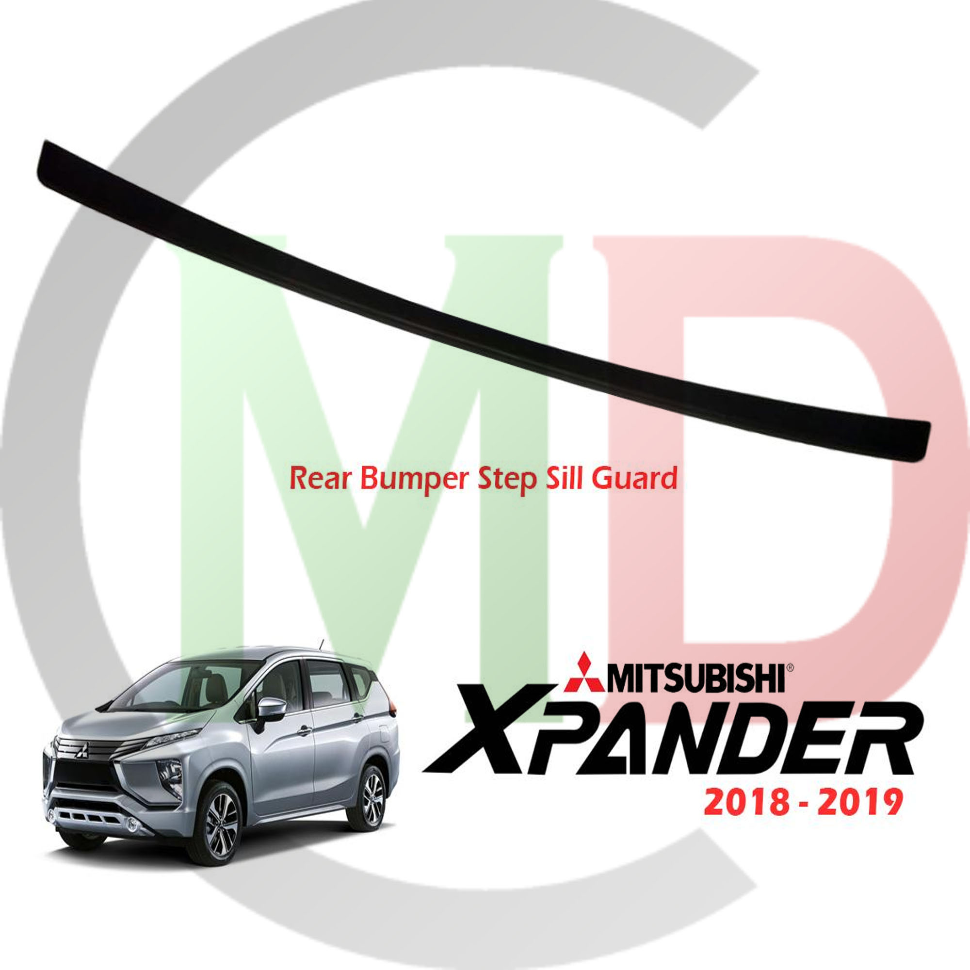 Mitsubishi Xpander 2018-2019 OEM Rear Bumper Step Sill Guard | Lazada PH