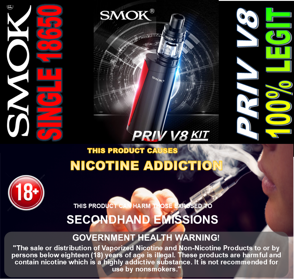 SMOK Priv V8 Kit with TFV8 Baby | Lazada PH