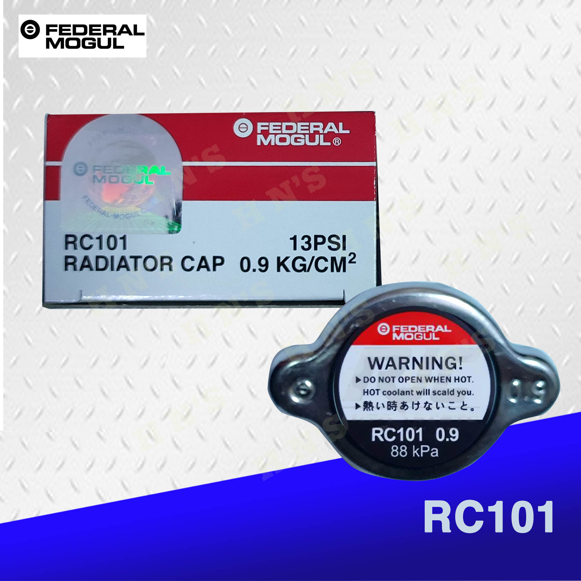 Federal Mogul Genuine Radiator Cap RC101 , RC102 , RC104 , RC107 for ...
