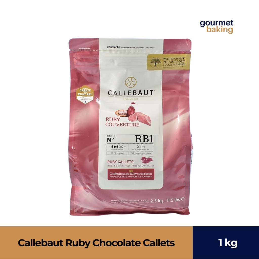 Callebaut Ruby Chocolate Callets (500 g 1 kg) | Lazada PH