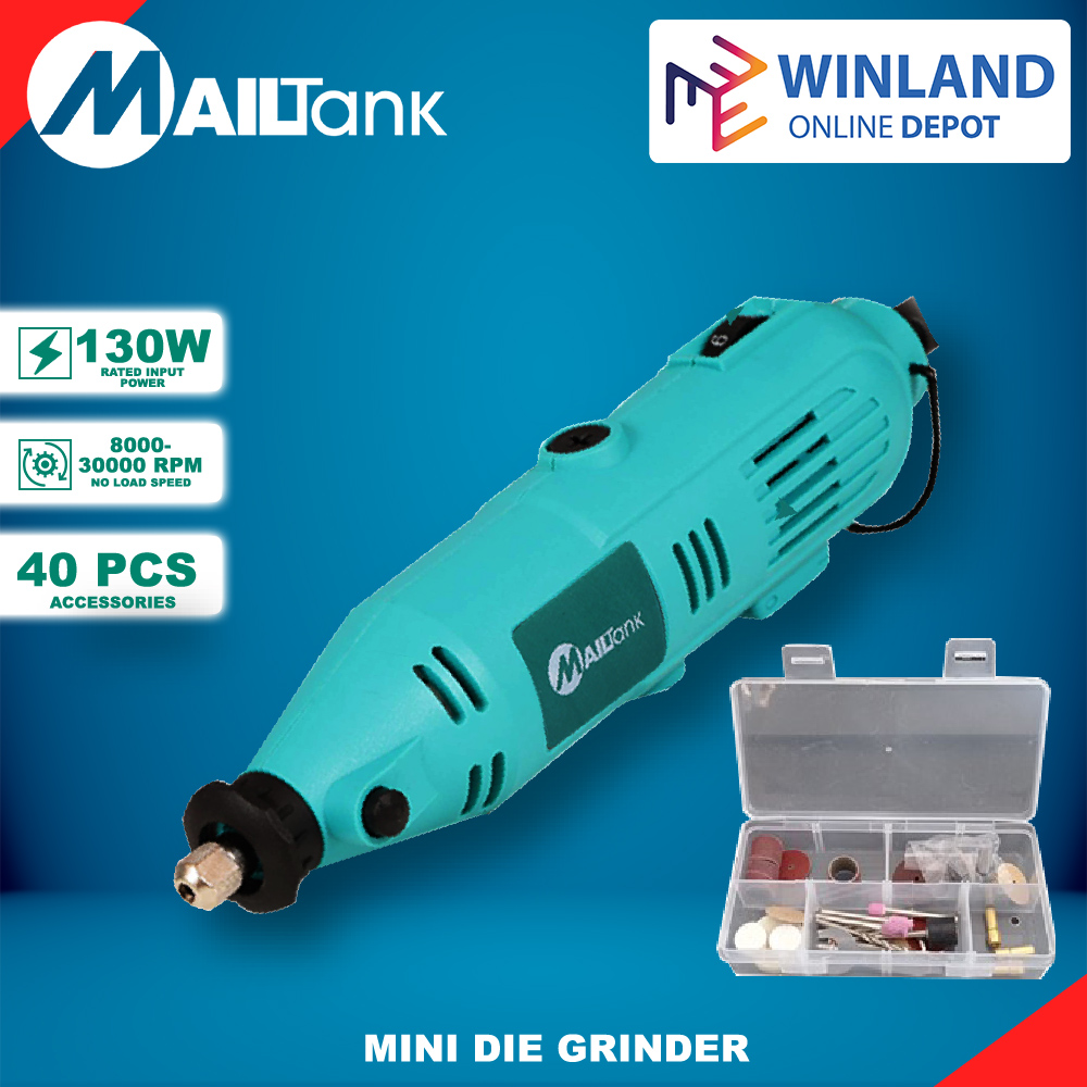 MAILTANK by Winland Mini Hand Tool Die Grinder Kit w/ 40pcs Accessories ...