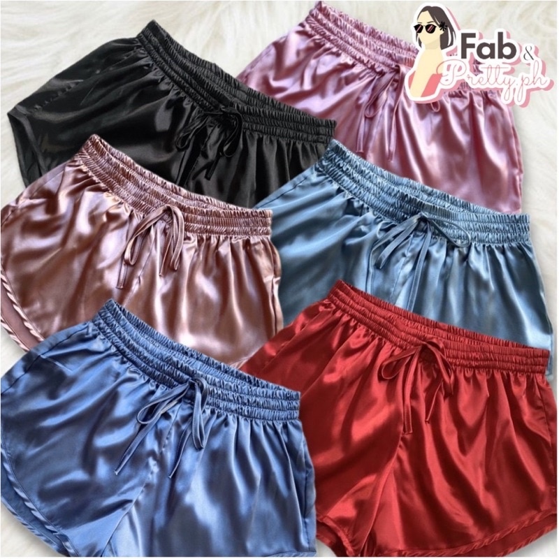 Sexy Silk Booty Short Soft Satin Fabric Lazada Ph