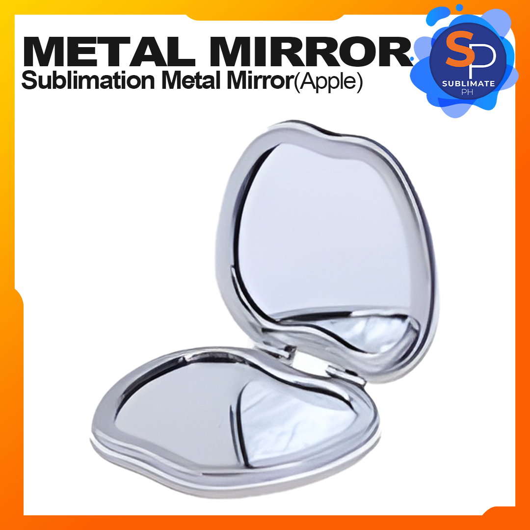 Personalized Sublimation Coated Compact Folding Pocket Metal Mirror ...