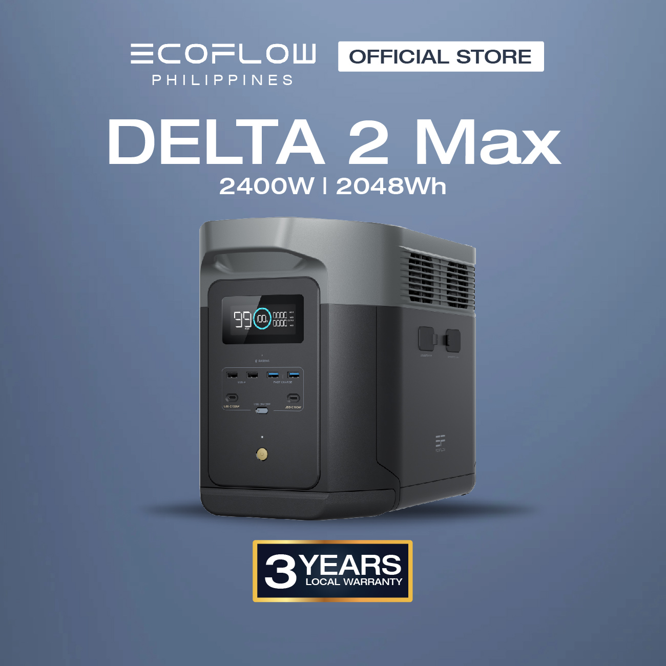 EcoFlow Delta 2 Max Portable Power Station for Camping, Home Battery ...