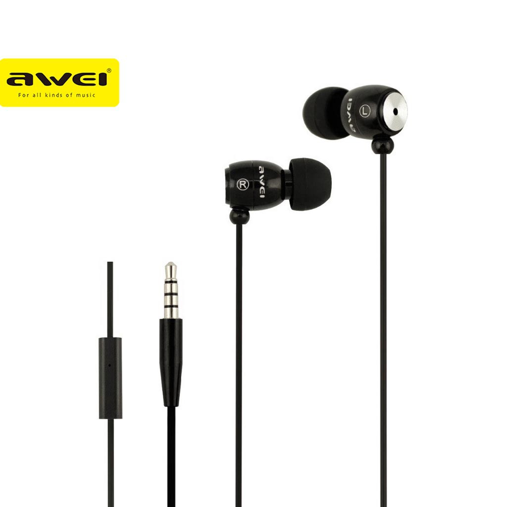 【New】 Awei Q38i In-Ear 3.5mm Earphone Wired Extra Bass Power High ...