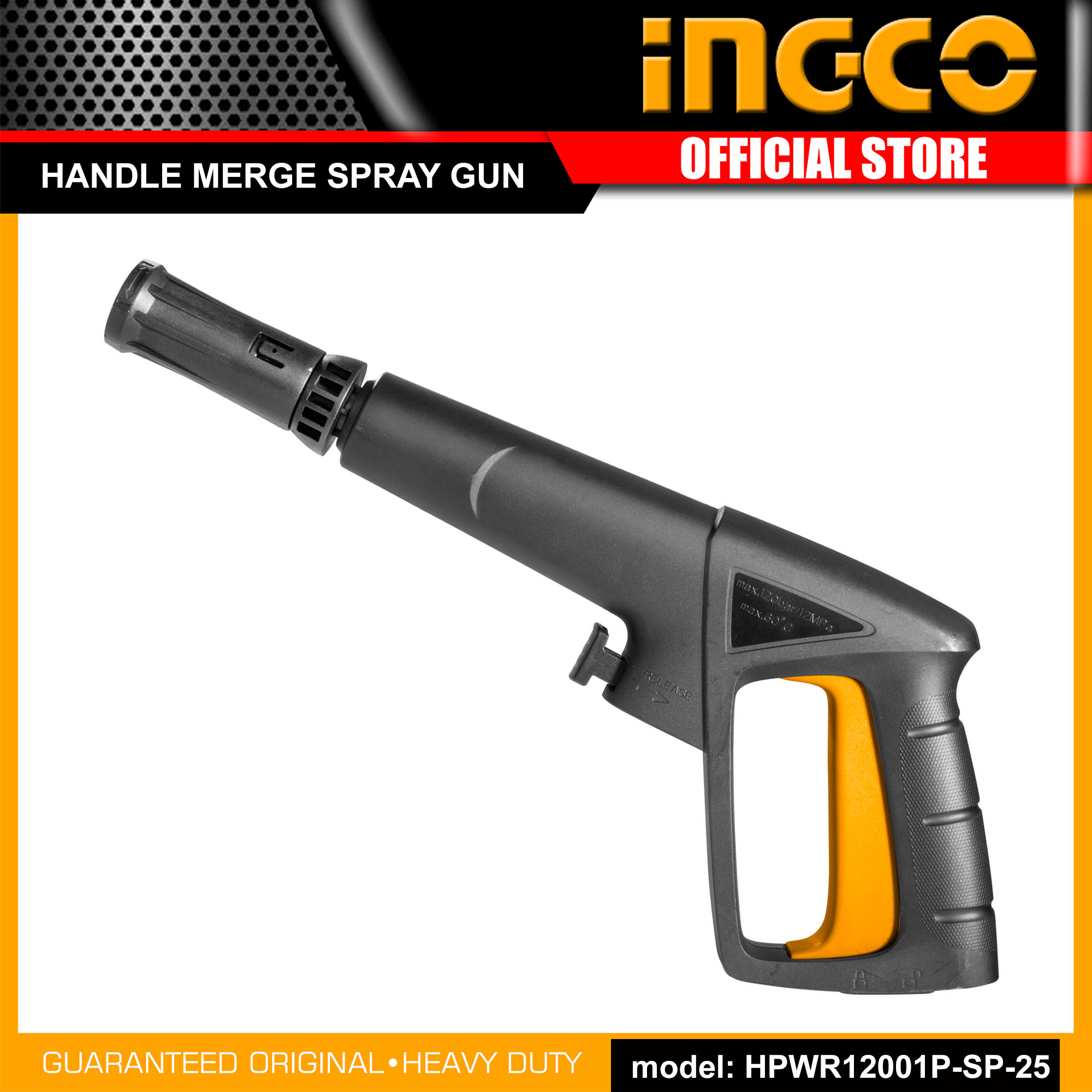 Ingco Handle Merge Spray Gun Only for HPWR12001P | HPWR12008 (Spare ...