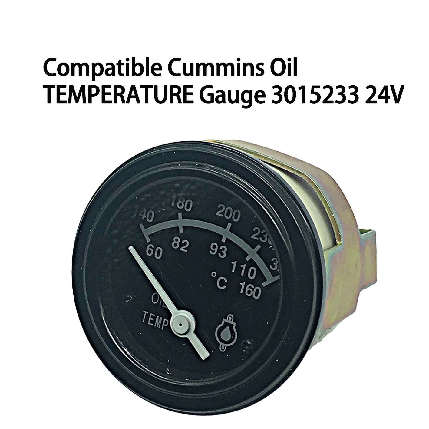 Cummins Instrument Panel Gauge Compatible Oil TEMPERATURE Gauge 3015233 ...