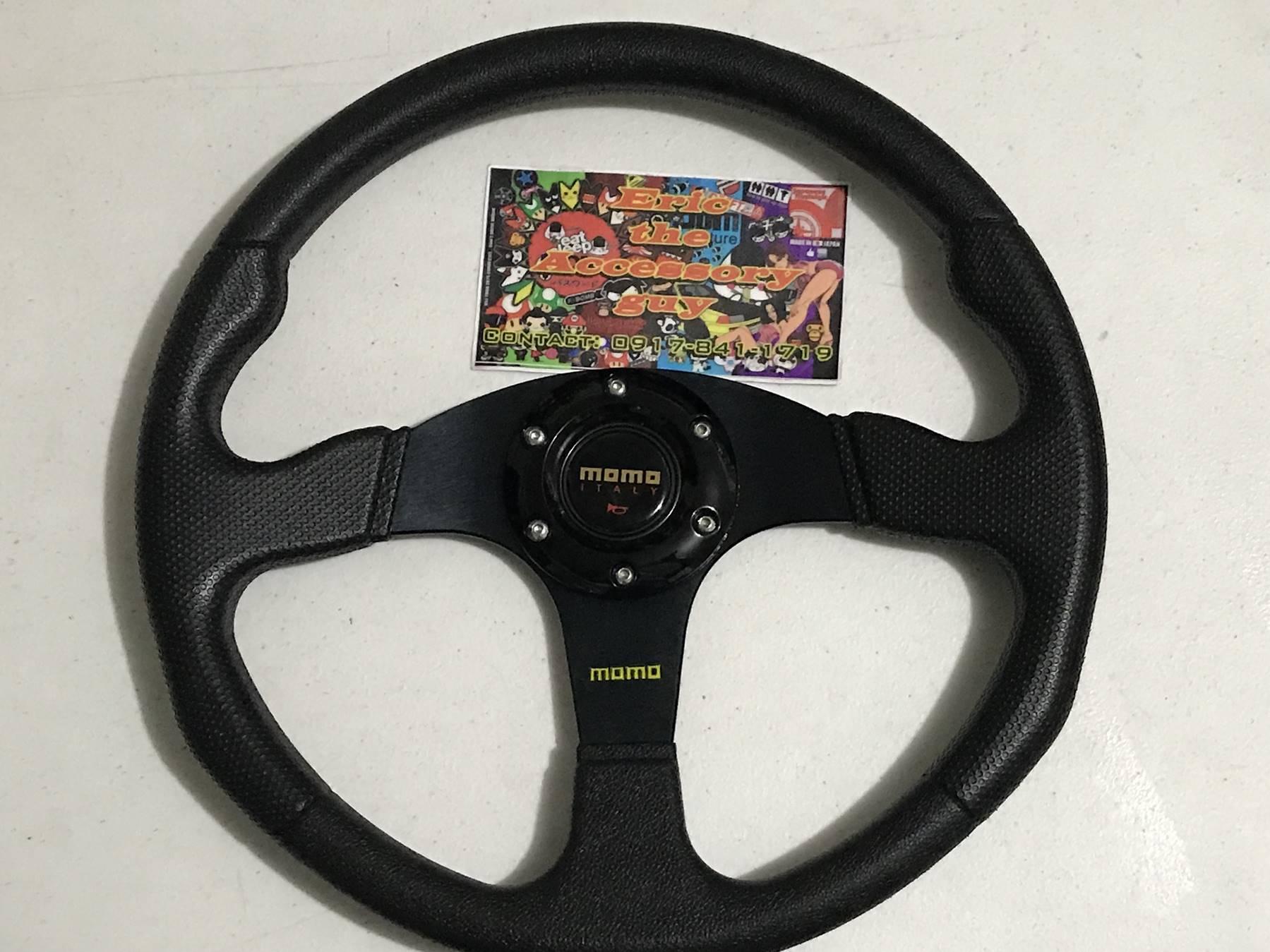 Momo Sports Steering Wheel (Black) | Lazada PH