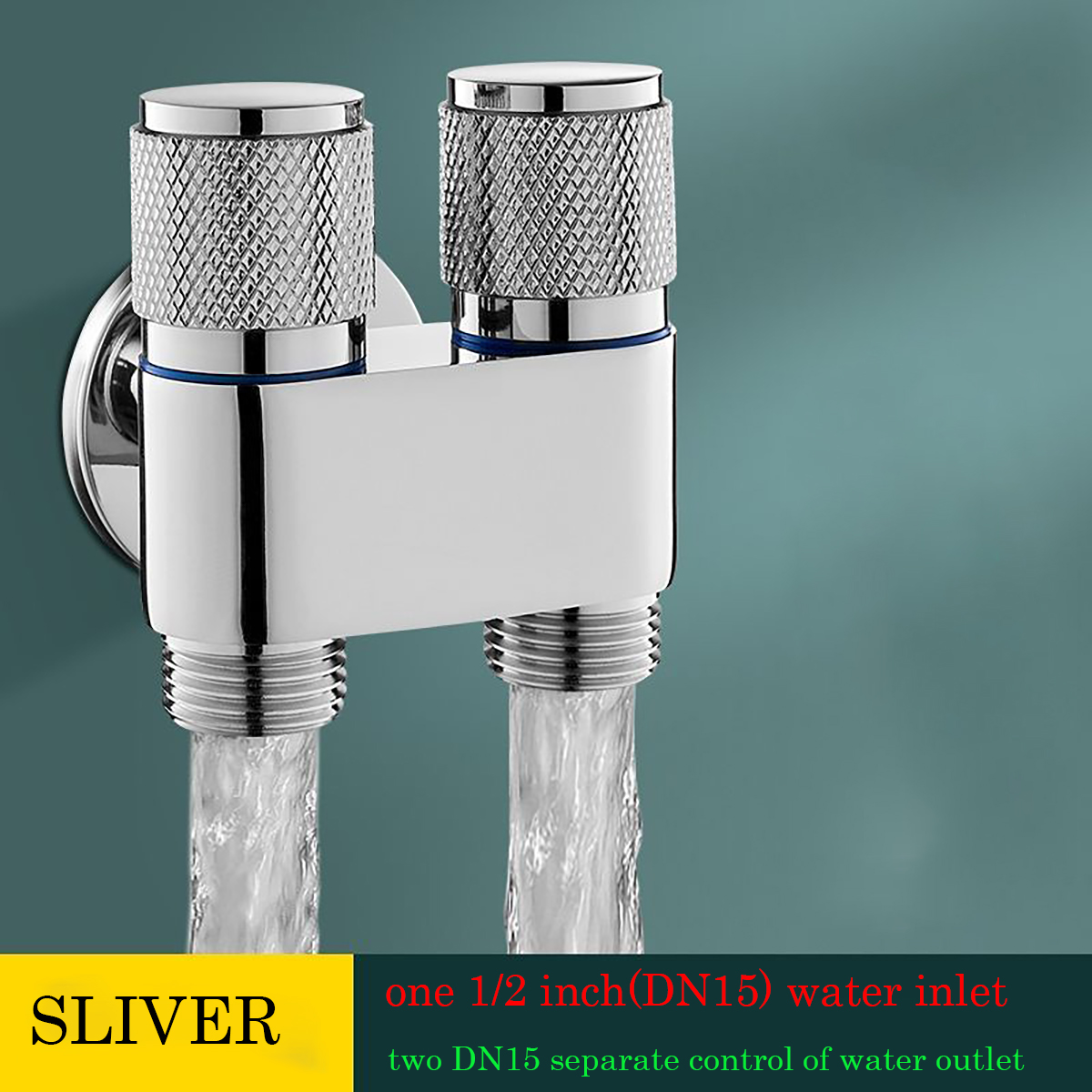 DN15 Three Way One Minute Two Angle Valve Independent Switch Control ...