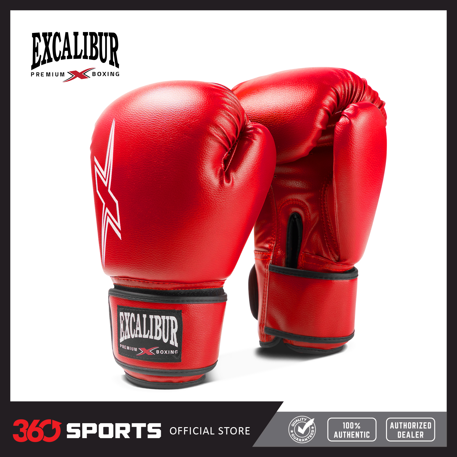 Excalibur CHALLENGER 8054 Premium PVC Boxing Gloves - Red | Lazada PH