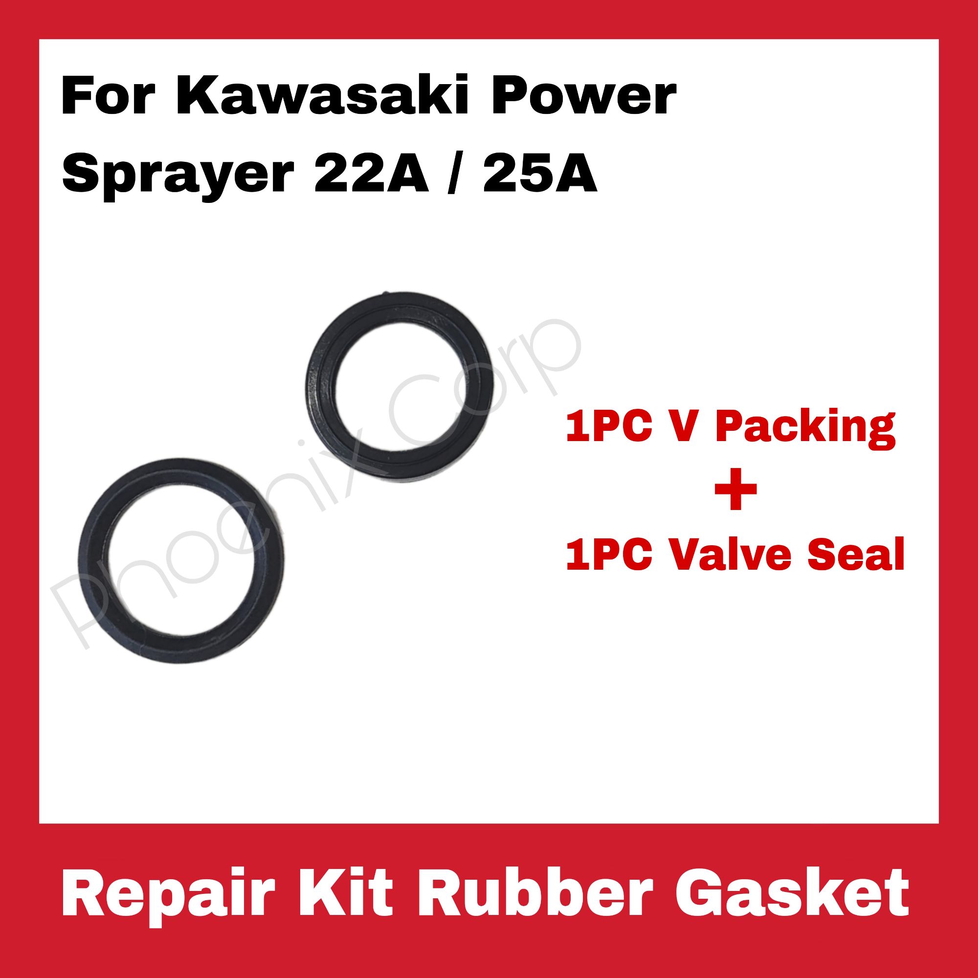 V Packing and Valve Seal Repair Kit Rubber Gasket for Belt Type Power ...