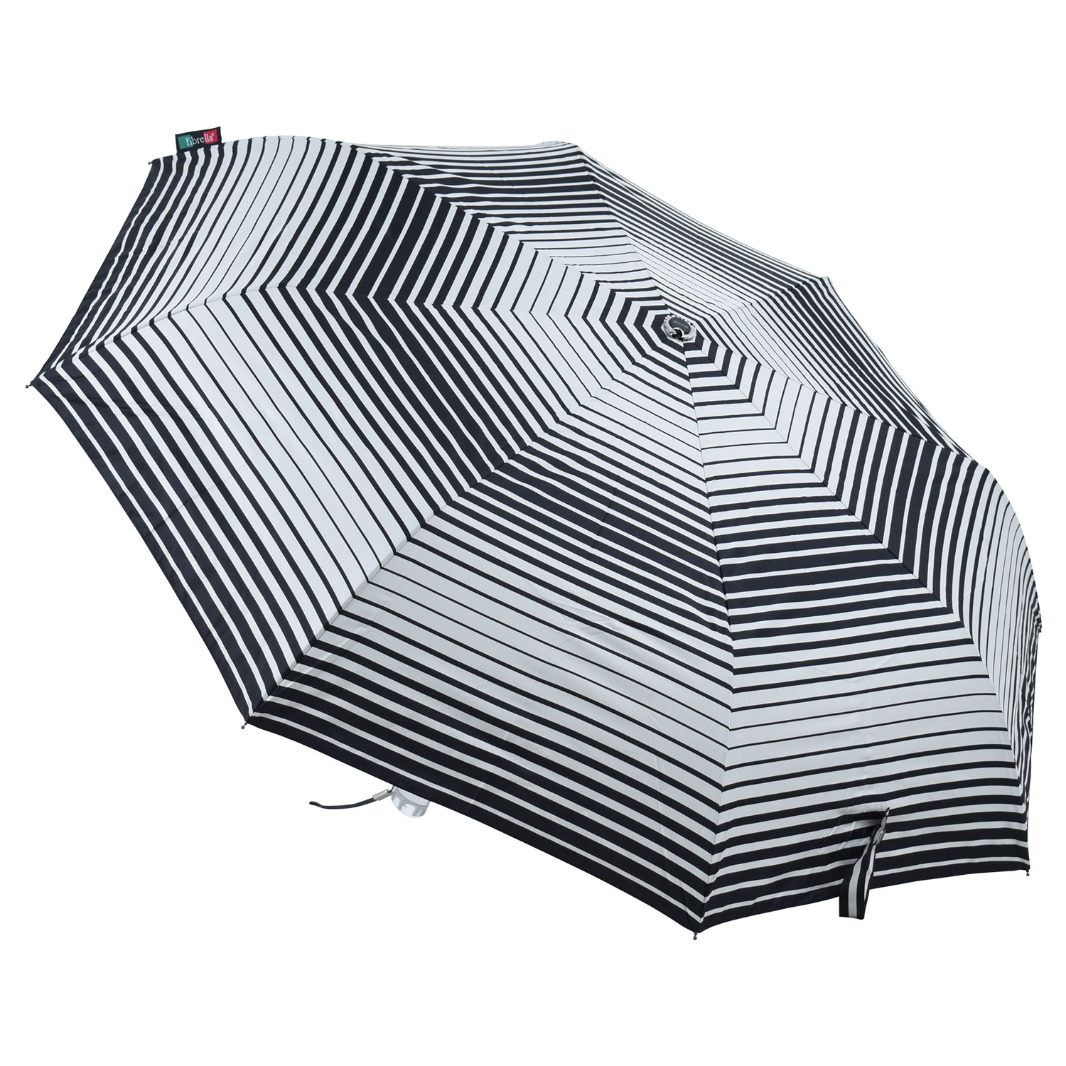 Fibrella UV Block Plus Automatic Umbrella F00382 (Strips Abstract Black ...