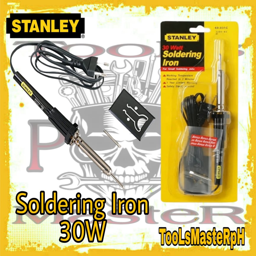 STANLEY SOLDERING IRON 30 WATT / 220V-AC (69-031C) | Lazada PH