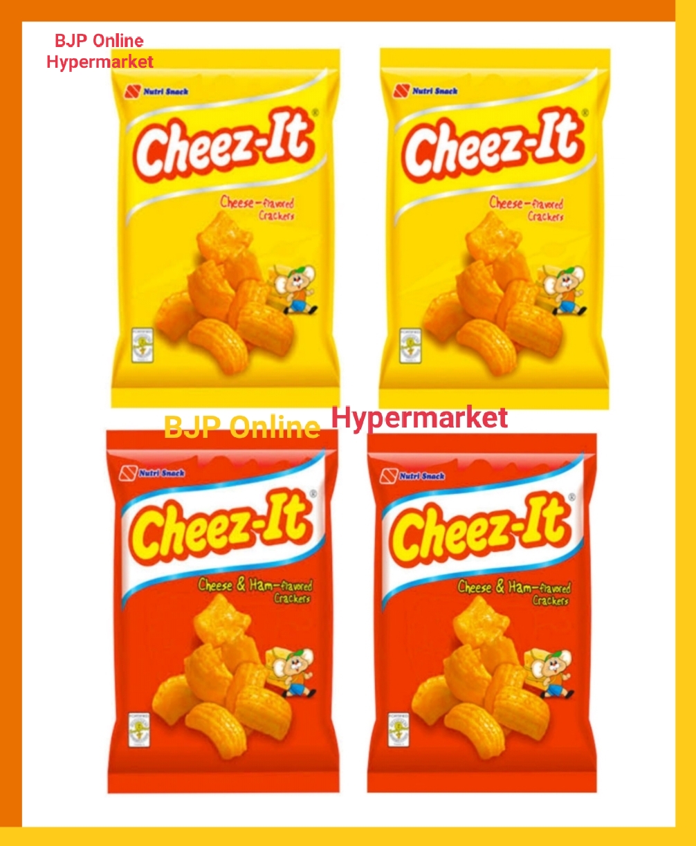 CHEEZ IT CRACKERS | BUNDLE OF 4 | CHESSE AND HAM FLAVOR | CHEESE FLAVOR | 60 GRAMS | | Lazada PH