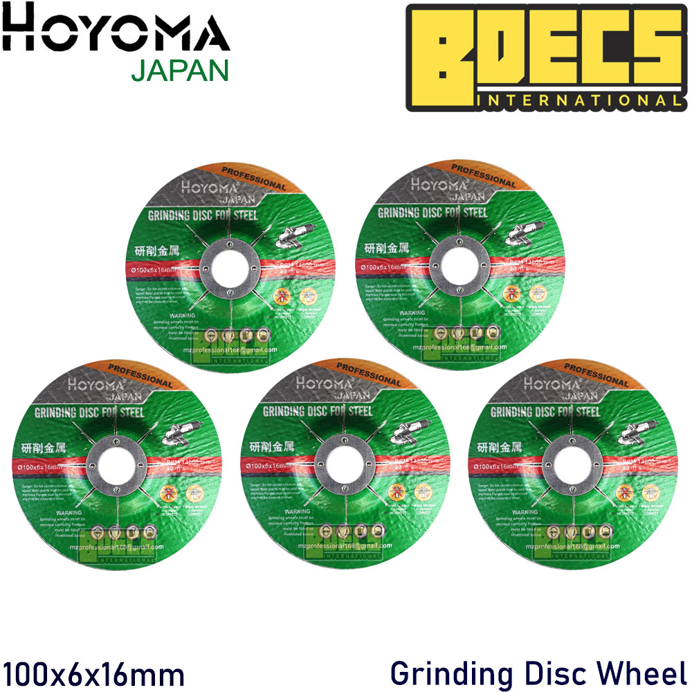 Hoyoma Grinding Disc Heavy Duty 100mm 4" For Metal I bdecs | Lazada PH